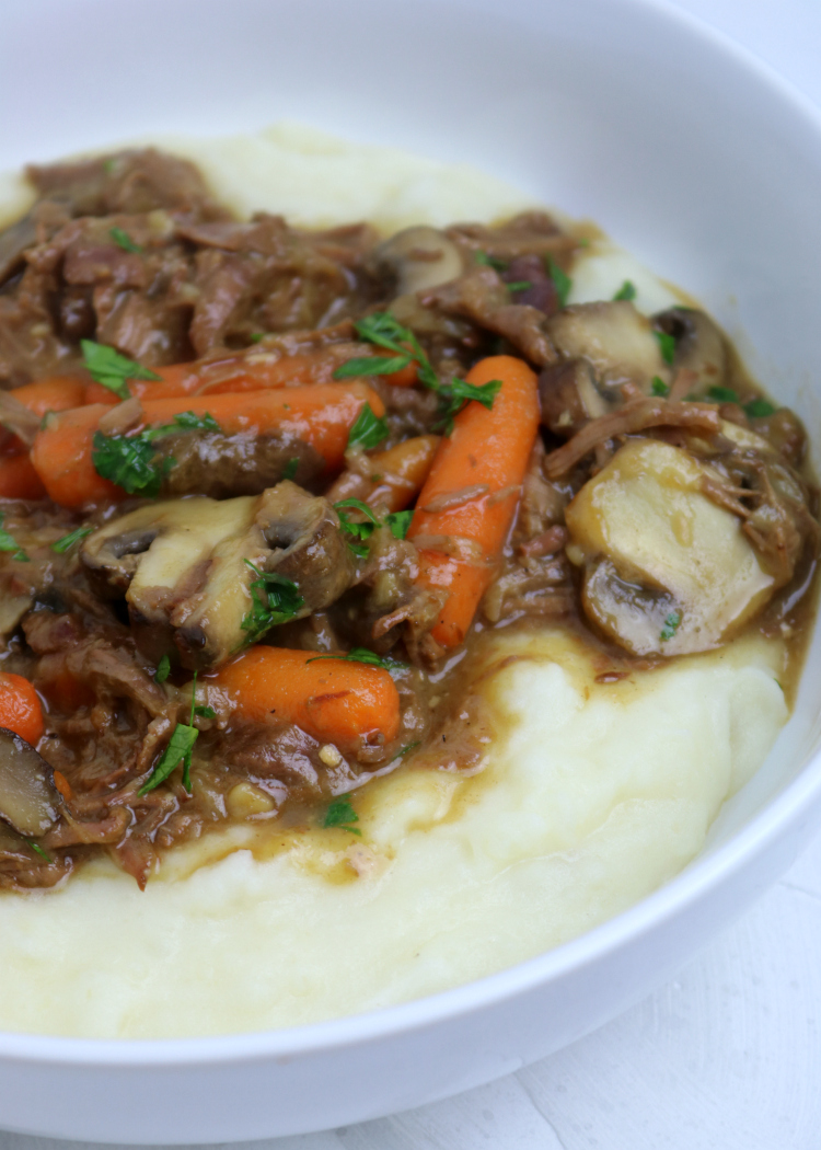 Southern Style Stewed Beef - Blue Cheese Bungalow